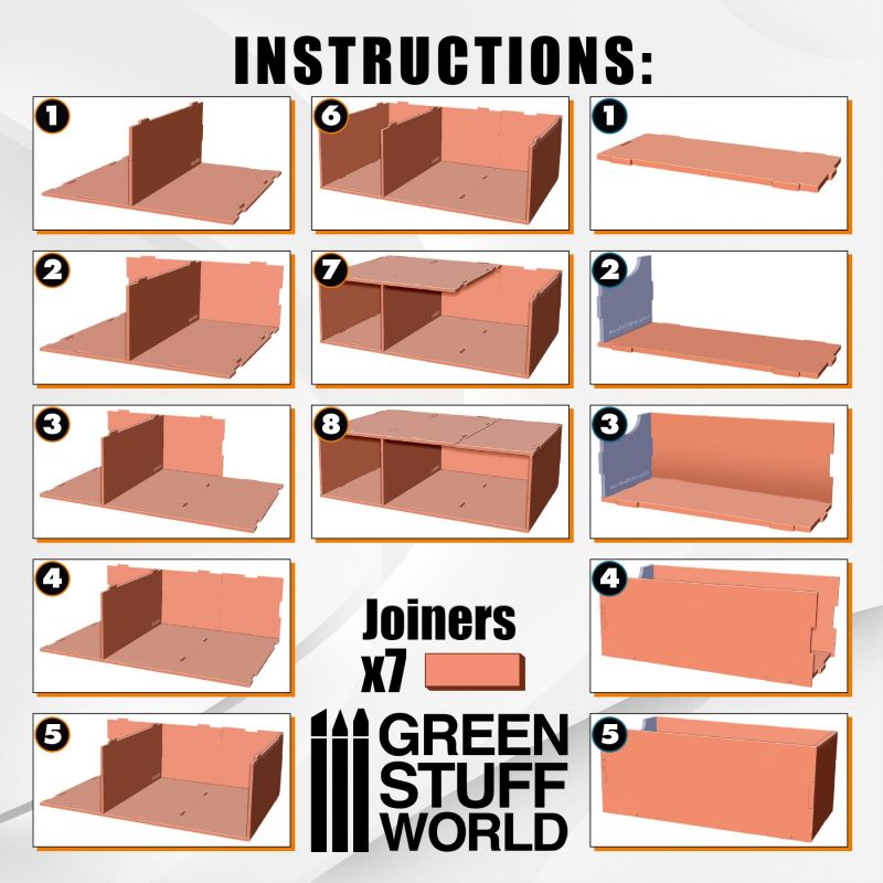 Modular Set 3x Drawers - Airbrushshop Danmark