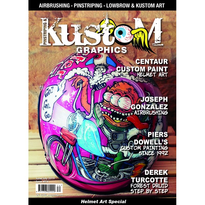 Pinstriping & Kustom Magazine nr.74 - Airbrushshop Danmark